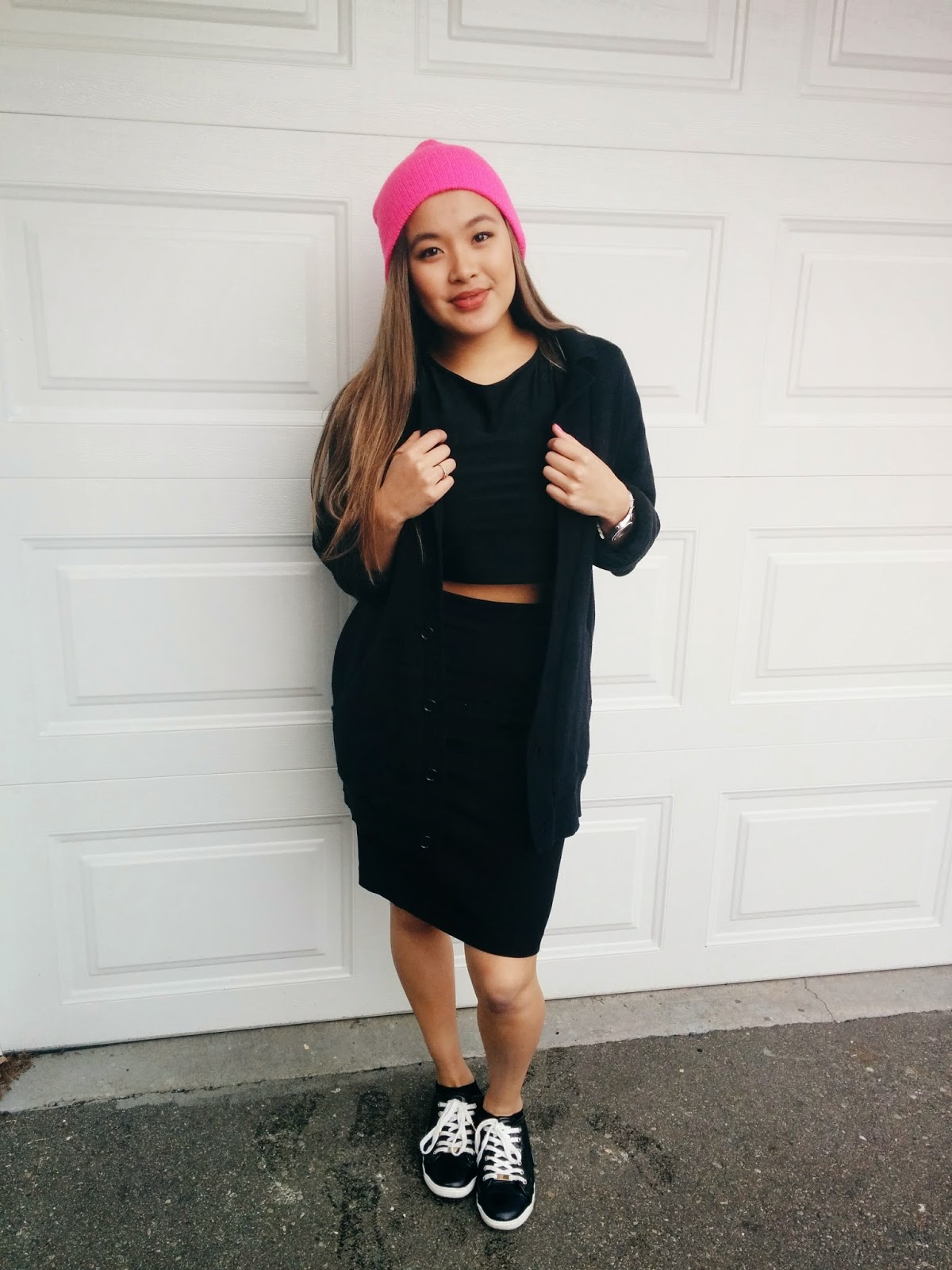 Mandy Nguyen : anti bullying day: pink toque and new kicks