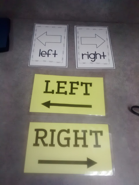Math = Love: New Left and Right Posters for my Classroom