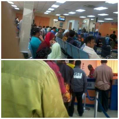 Haslina: JPJ Cawangan Bangi, Varnish free samples and Juadah berbuka.