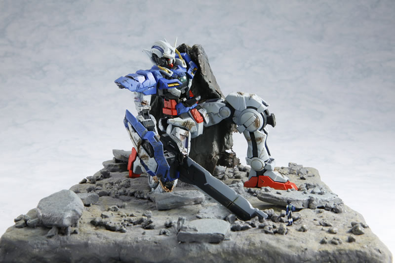 Custom Build: MG 1/100 Gundam Exia R1 "Thank You...Exia" Diorama