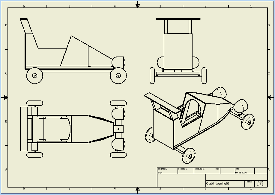 Studie i Teknisk Tegning : CAS Samarbeidsoppgave