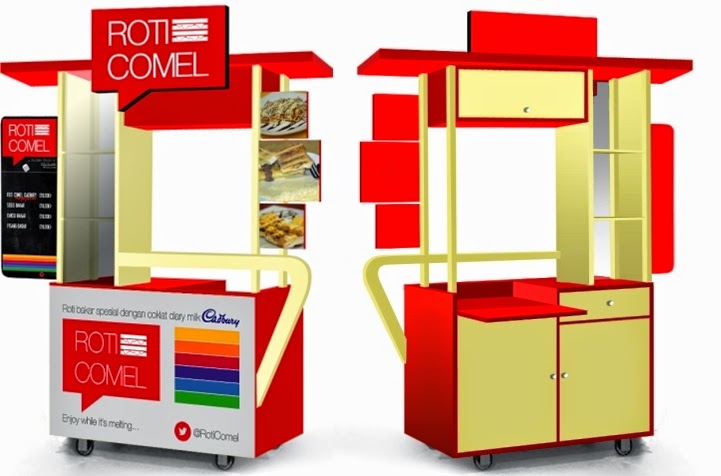 Gerobak Roti Bakar Rp3.800.000 | Gerobak Unik Bandung