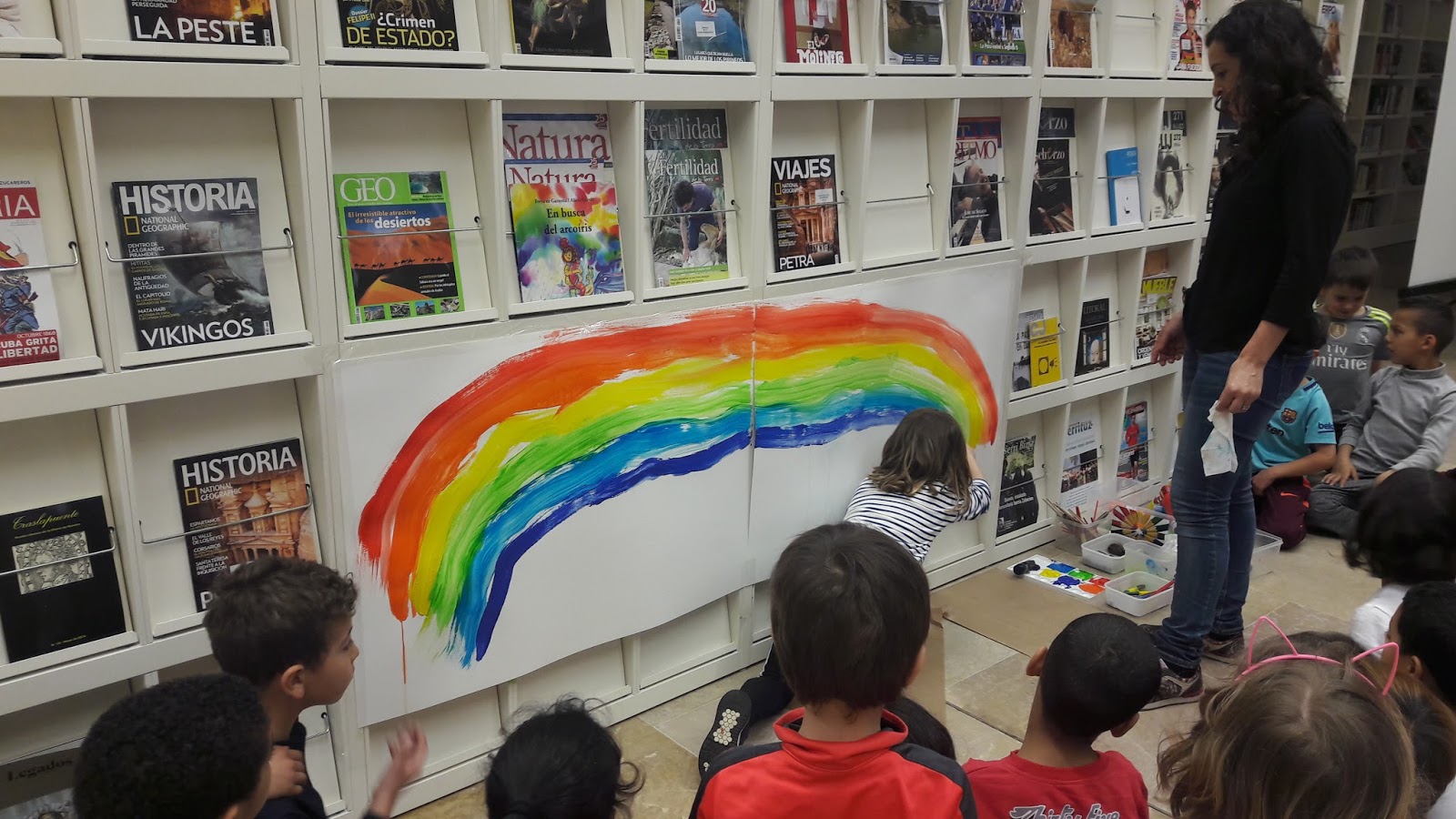 Our English Corner! 2º San Bartolomé.: Storytelling at the library