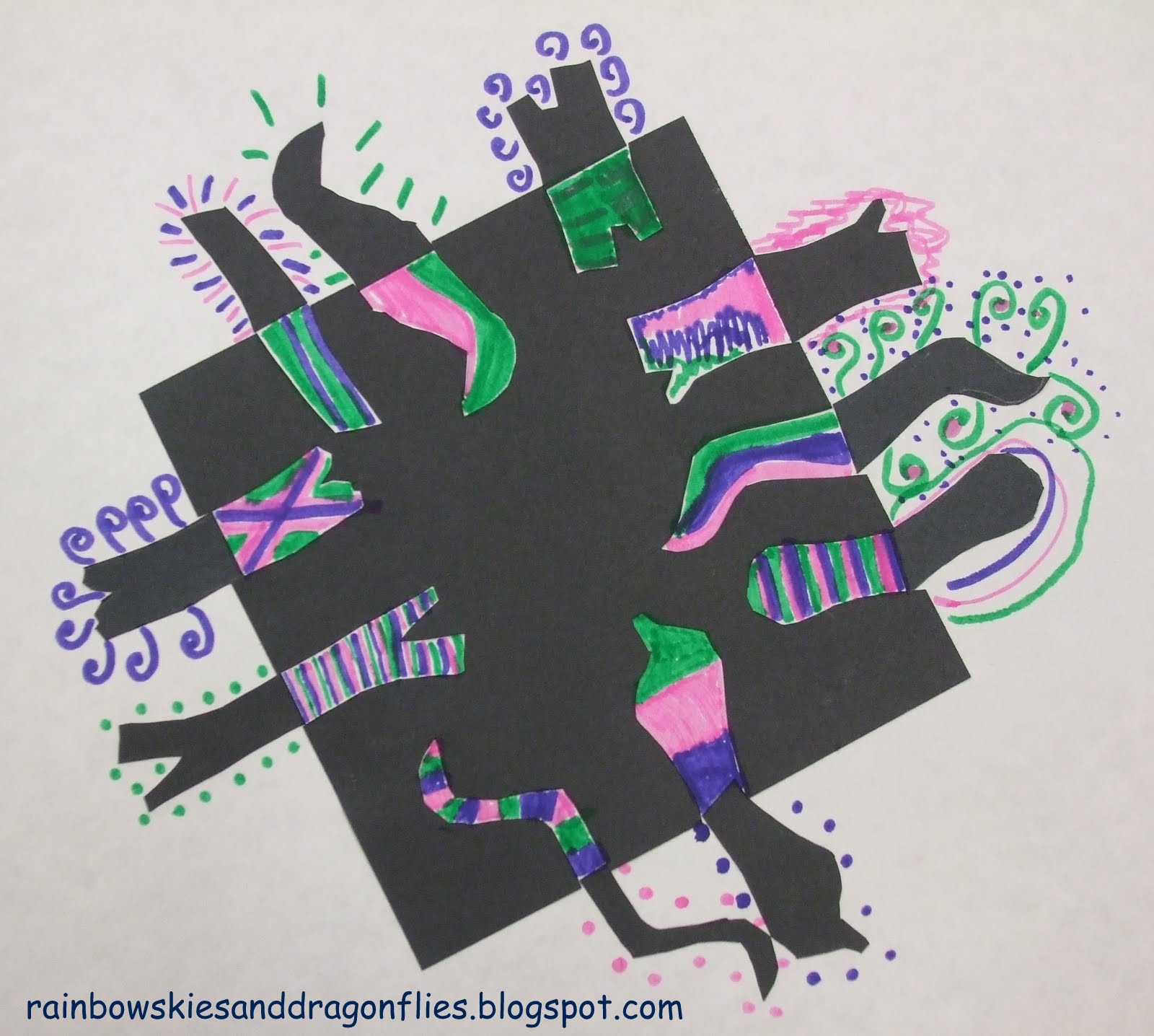 Rainbow Skies & Dragonflies: Positive/Negative Designs with a Twist ...