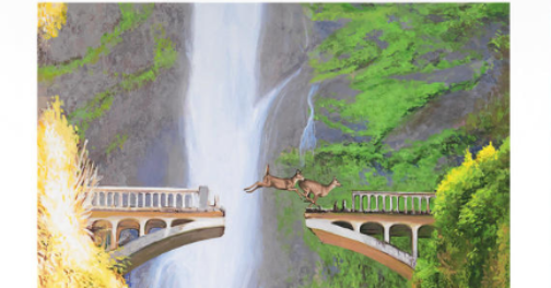 INSIDE THE ROCK POSTER FRAME BLOG: Josh Keyes Leap Art Print Release