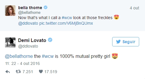 Lesbian Fantasies Notes: Bella Thorne sente atração por Demi Lovato. E ...