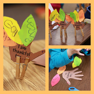 Classroom Freebies Too: Thankful Clothespin Turkeys