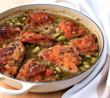Chicken with fava beans recipe -Taste USA