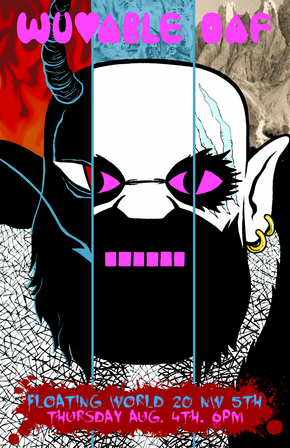 Portland Comics: 08/04 Wuvable Oaf signing/artshow @ Floating World