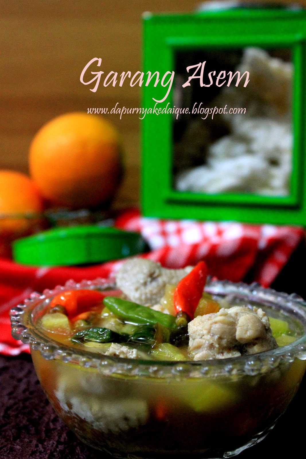 Dapurnya KedaiQue: Garang Asem