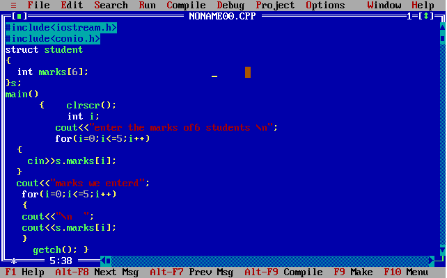 C Programs Array With Structure