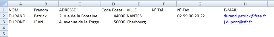 CREER SON FORMULAIRE | Cellules EXCEL
