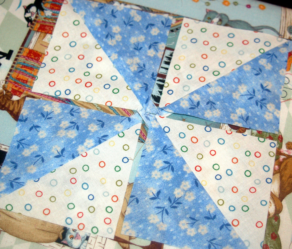 Stitchnquilt: The Making of a Pinwheel Square