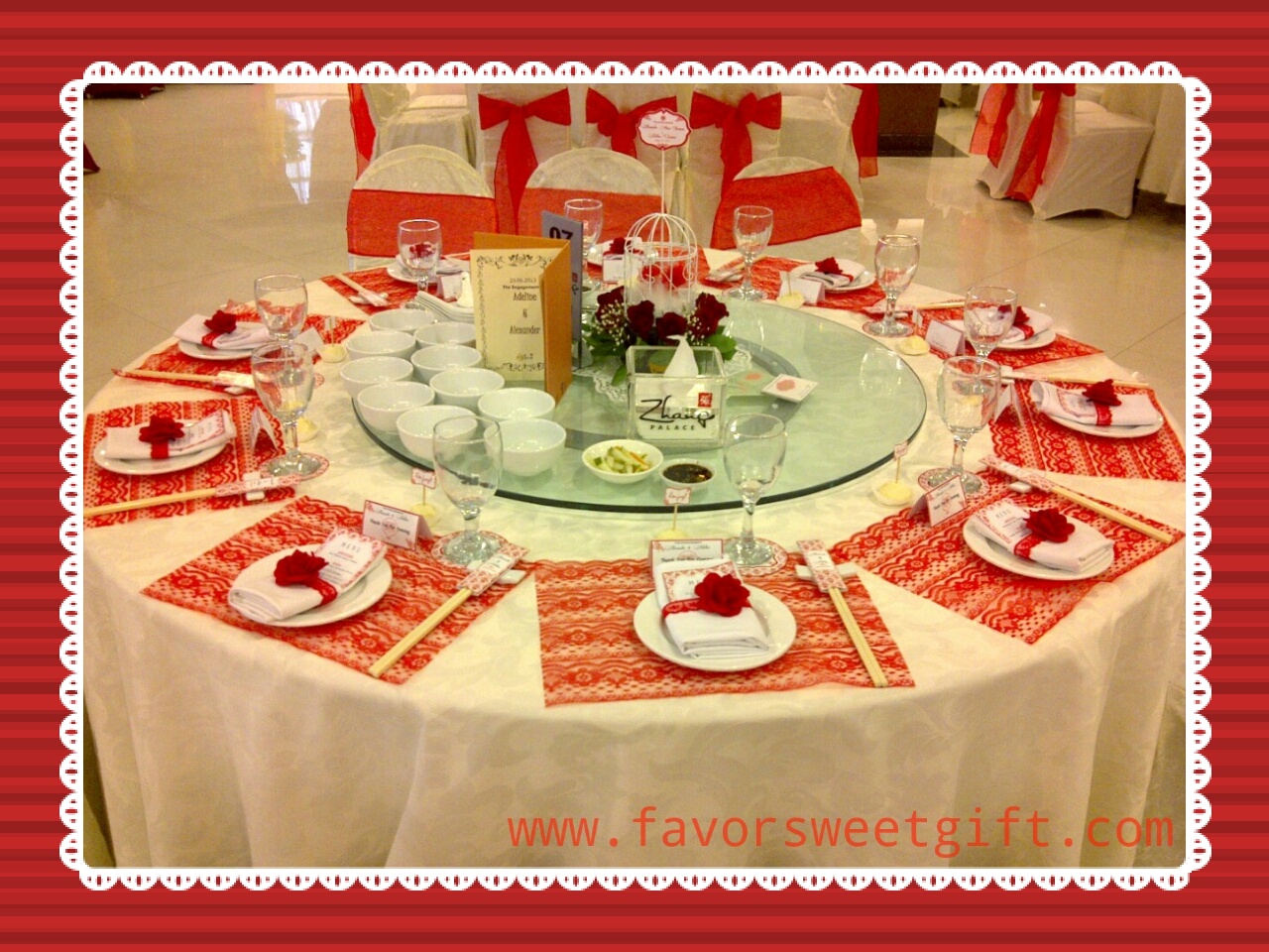 FAVOR SWEET CORNER & GIFT: Engagement Sweet Corner and Table Setting ...