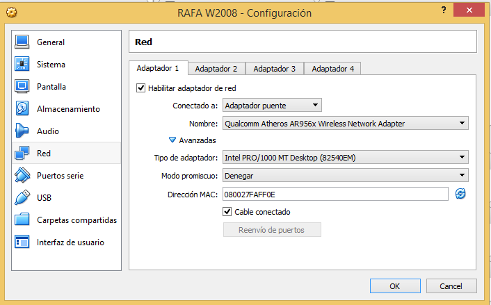 El Blog del Grillo xdxdd: Configuración completa de VirtualBox [ Modo NAT - Modo Puente ]