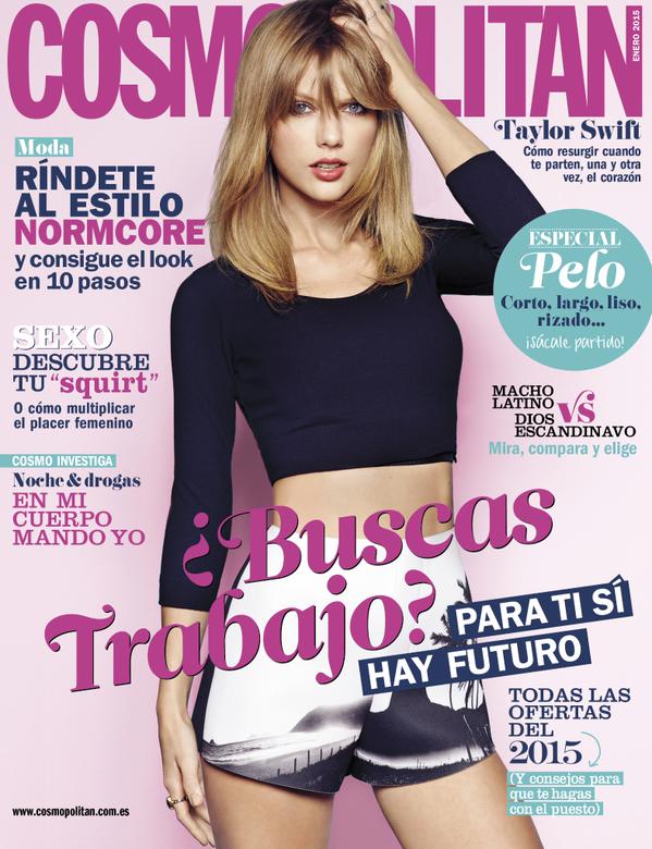 Taylor Swift en la portada de Cosmopolitan España (Enero 2015) | El ...
