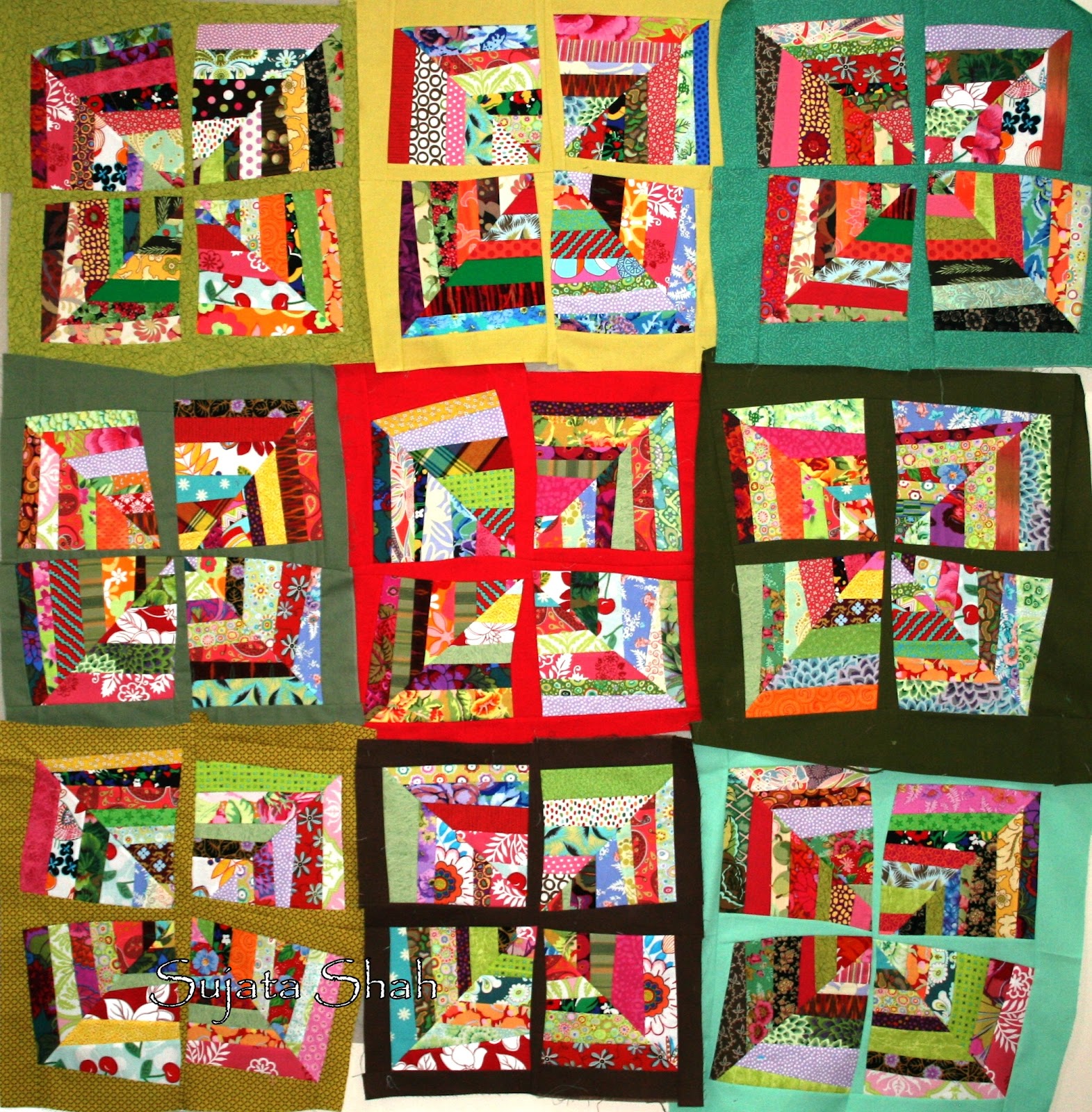 Basket full of Scraps...: String Quilts