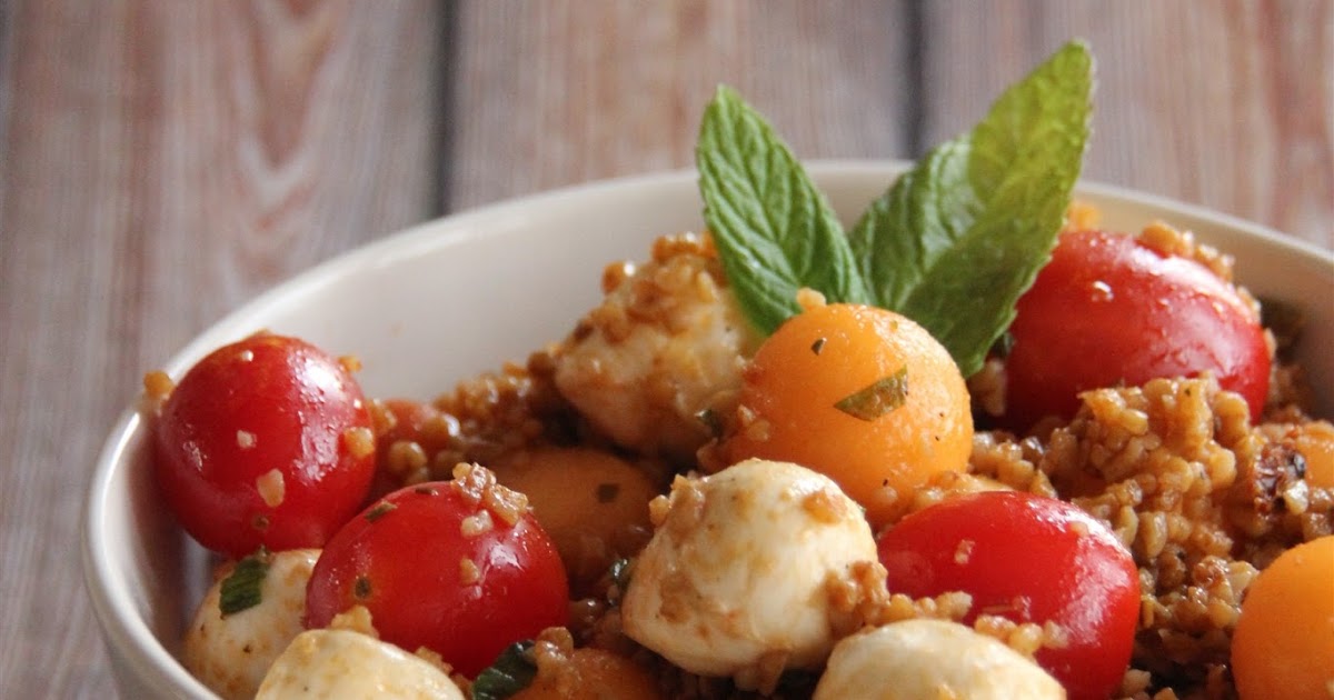 Philo aux fourneaux: Salade de mozzarella au boulgour