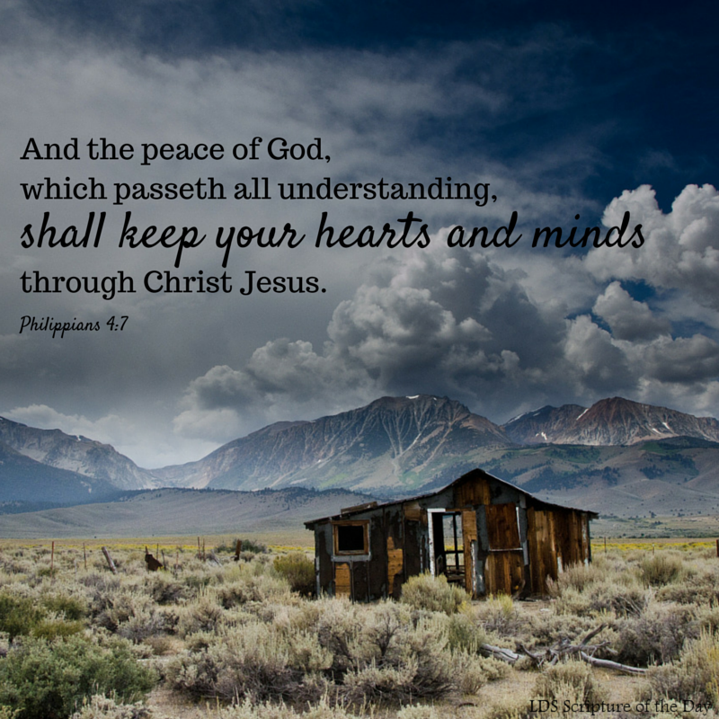 LDS Scripture of the Day: Philippians 4:7