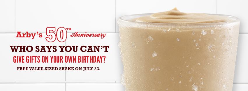 News: Arby's - Free Jamocha Shakes on July 23, 2014 | Brand Eating