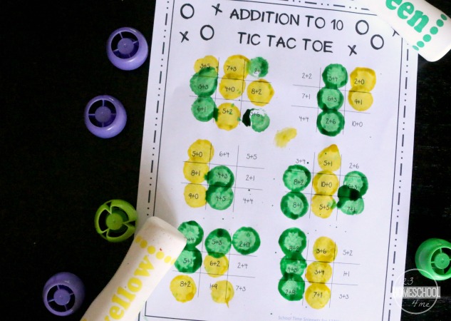 FREE Addition Tic Tac Toe Math Games FREE Addition Tic Tac Toe Math Games