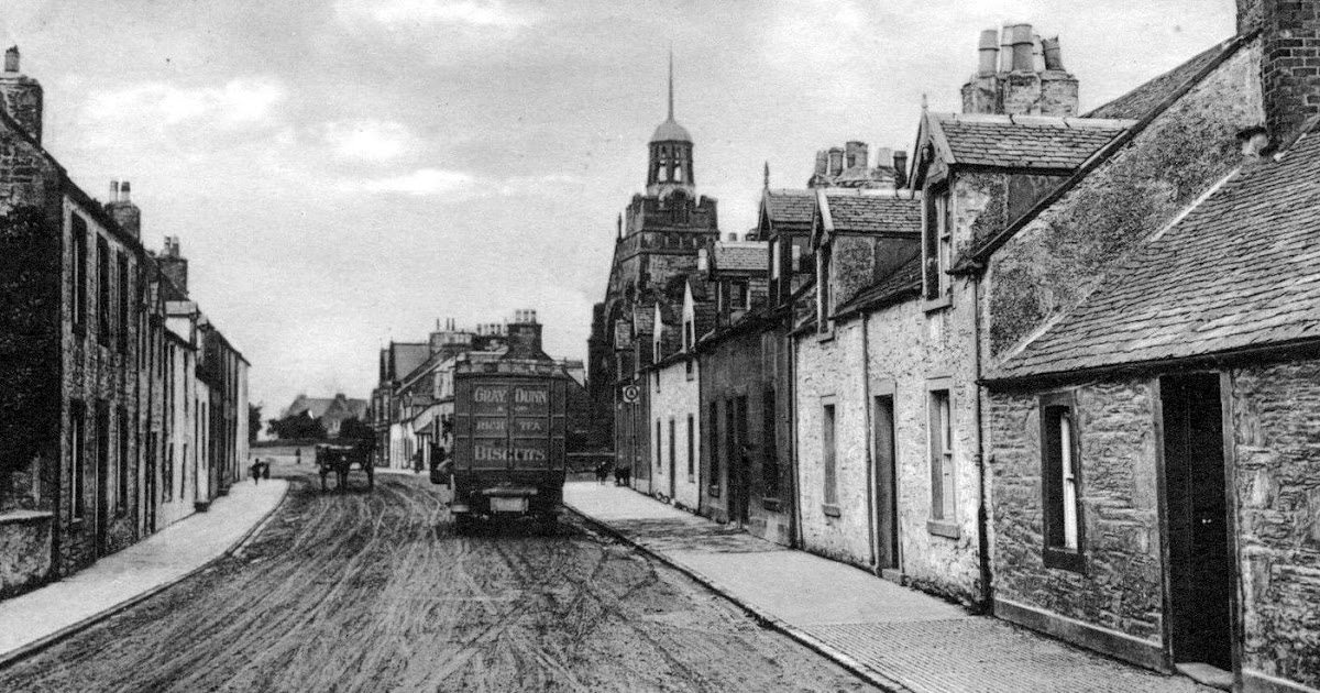 Tour Scotland: Old Photograph St John Street Whithorn Scotland