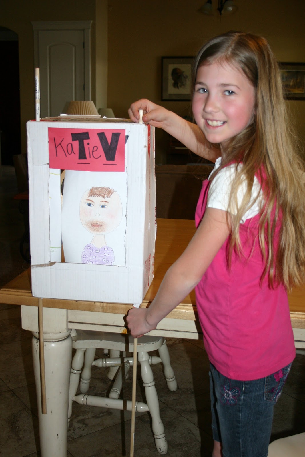 Puddle Wonderful Learning: Elementary Activities: Roller-Box TV