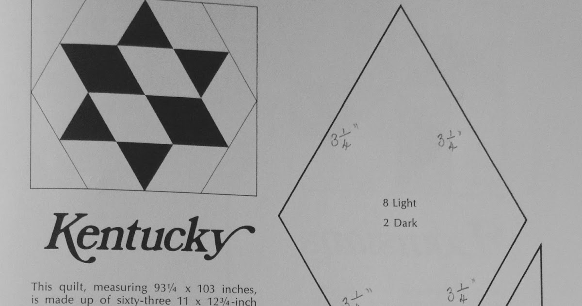 A Little Bit of British from Across The Pond: #17 Kentucky State Quilt ...