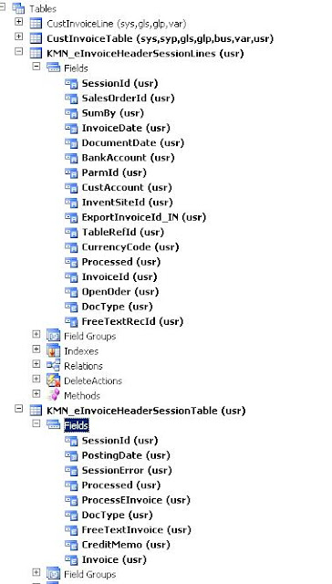AX WONDERS: Create Electronic Invoice to Text File Format - Ax 2009