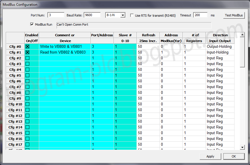 Modbus Communication between CNC and PLC using Mach3 CNC Software
