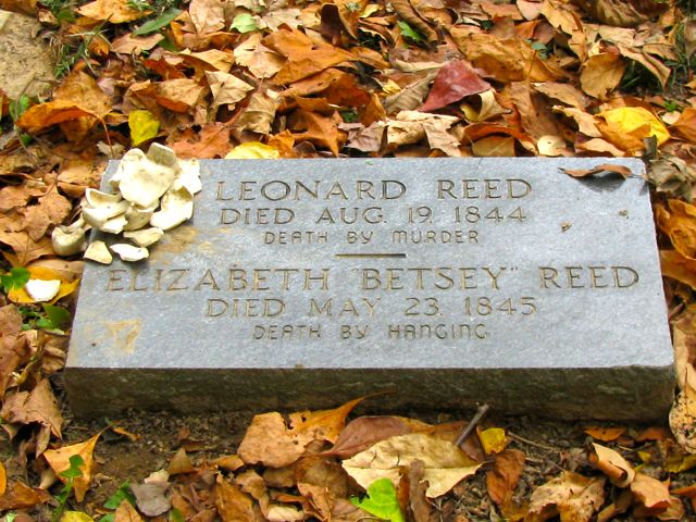 A Grave Interest: Elizabeth Reed -First Woman Executed by Hanging ...