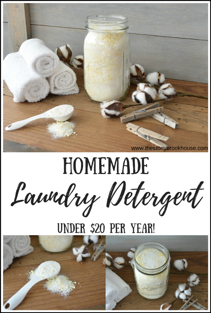Homemade Laundry Detergent | The Stonybrook House