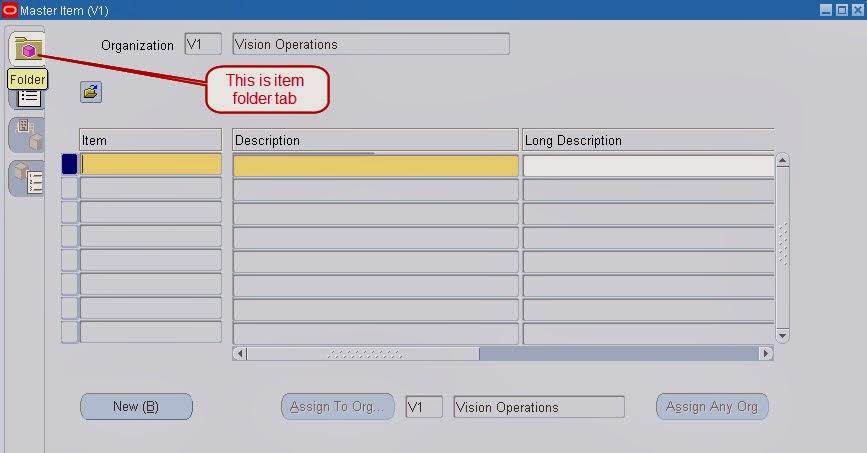 Oracle Supply Chain Management (SCM): Create master items in Oracle ...