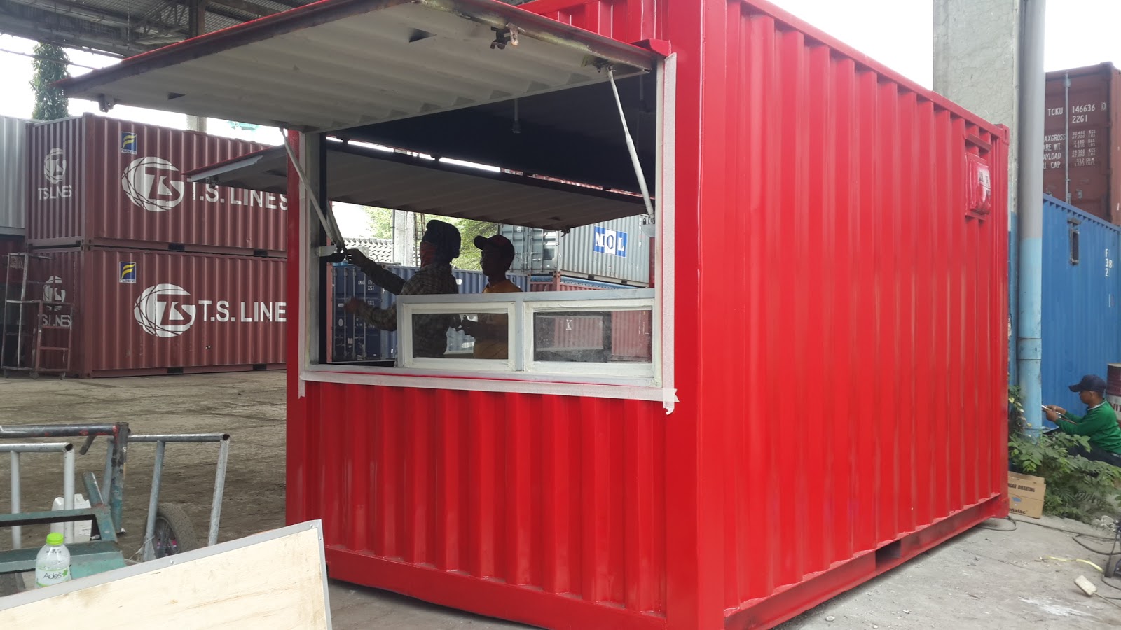Kontainer Toko / Cafe ~ Container Modifikasi