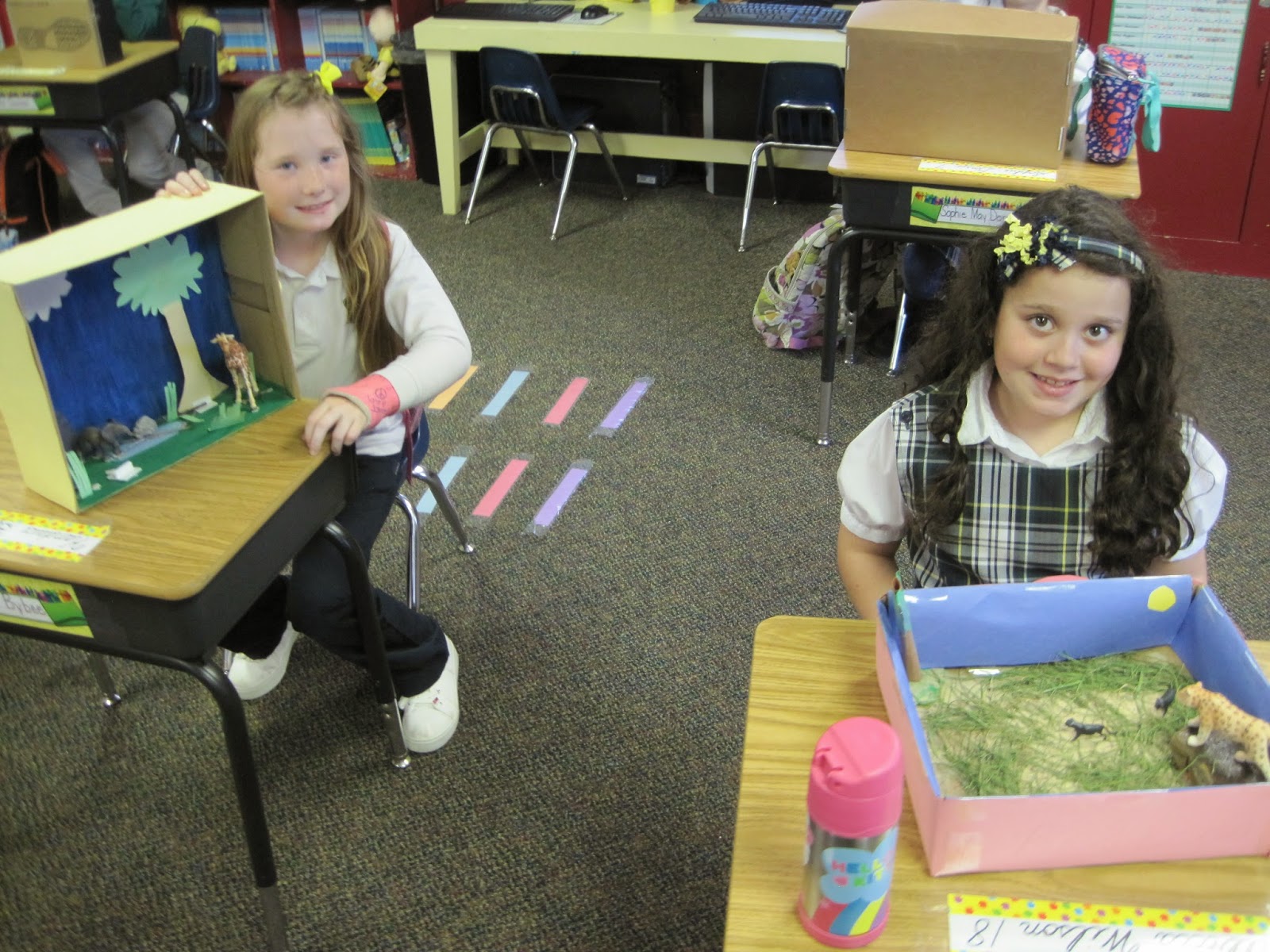 Ms. Wallmark's Second Grade Adventures: 2nd Grade Habitat Projects