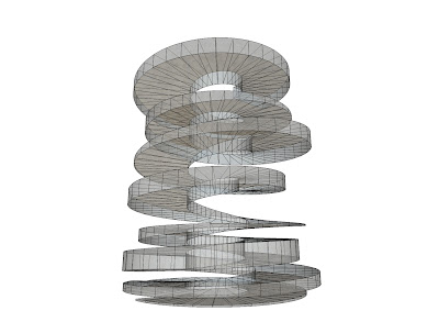 Urban Archive / 어반 아카이브: Spiral Ramp study by DC of SketchUp