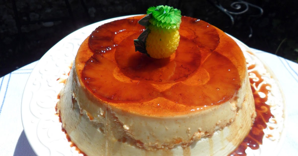 Flan de Piña