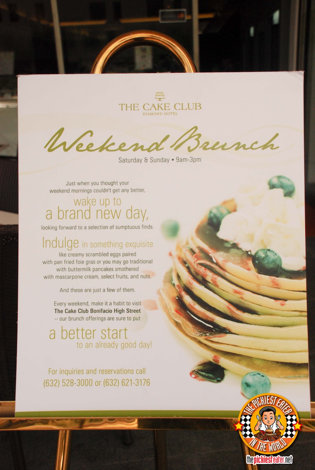THE PICKIEST EATER IN THE WORLD: BRUNCH AT THE CAKE CLUB: PART I