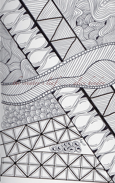 Alice Hendon: Line Dance Tangle Pattern