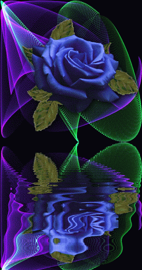 Decent Image Scraps Animated Rose