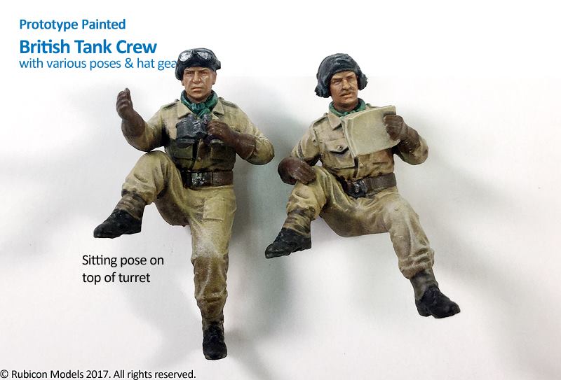 Tabletop Fix: Rubicon Models - British Tank Crew Preview