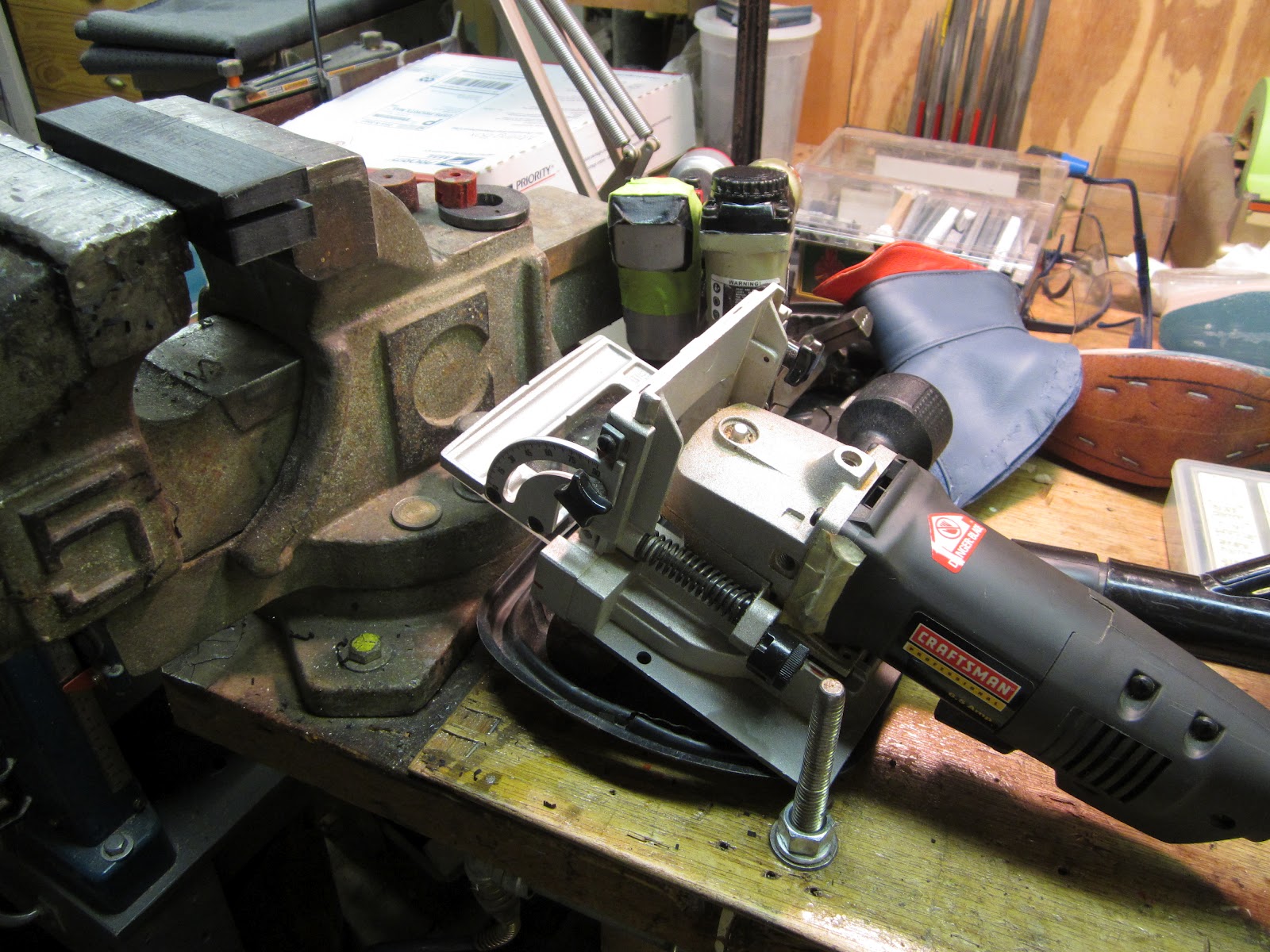 MI Shop Tools Inventions: Sherline CNC Mill - Biscuit Jointer Hold-down ...