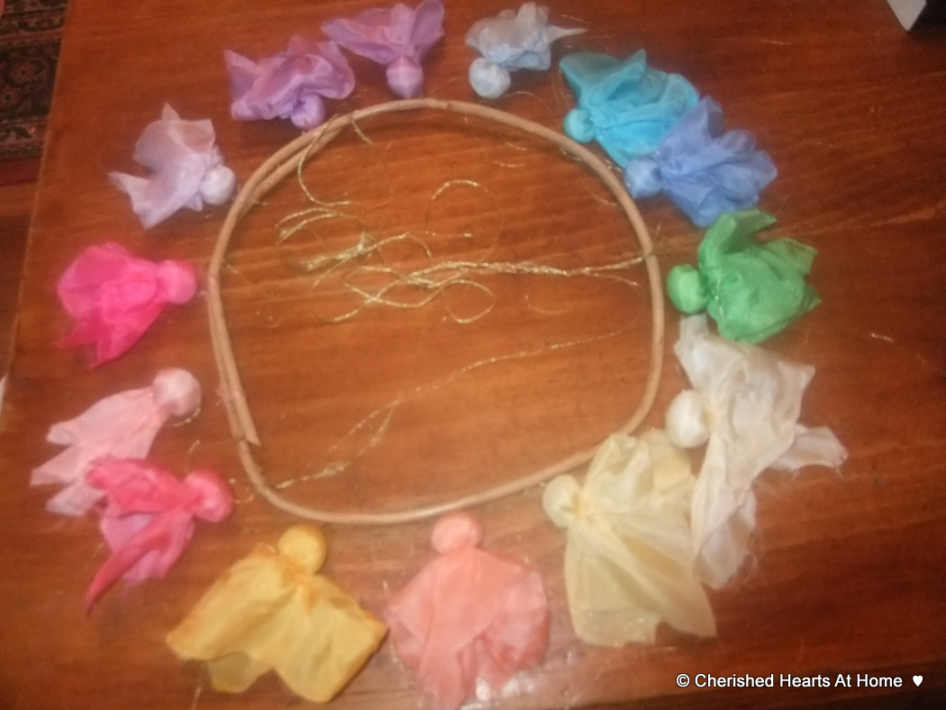 Cherished Hearts At Home: Silk Angel Mobile - Tutorial