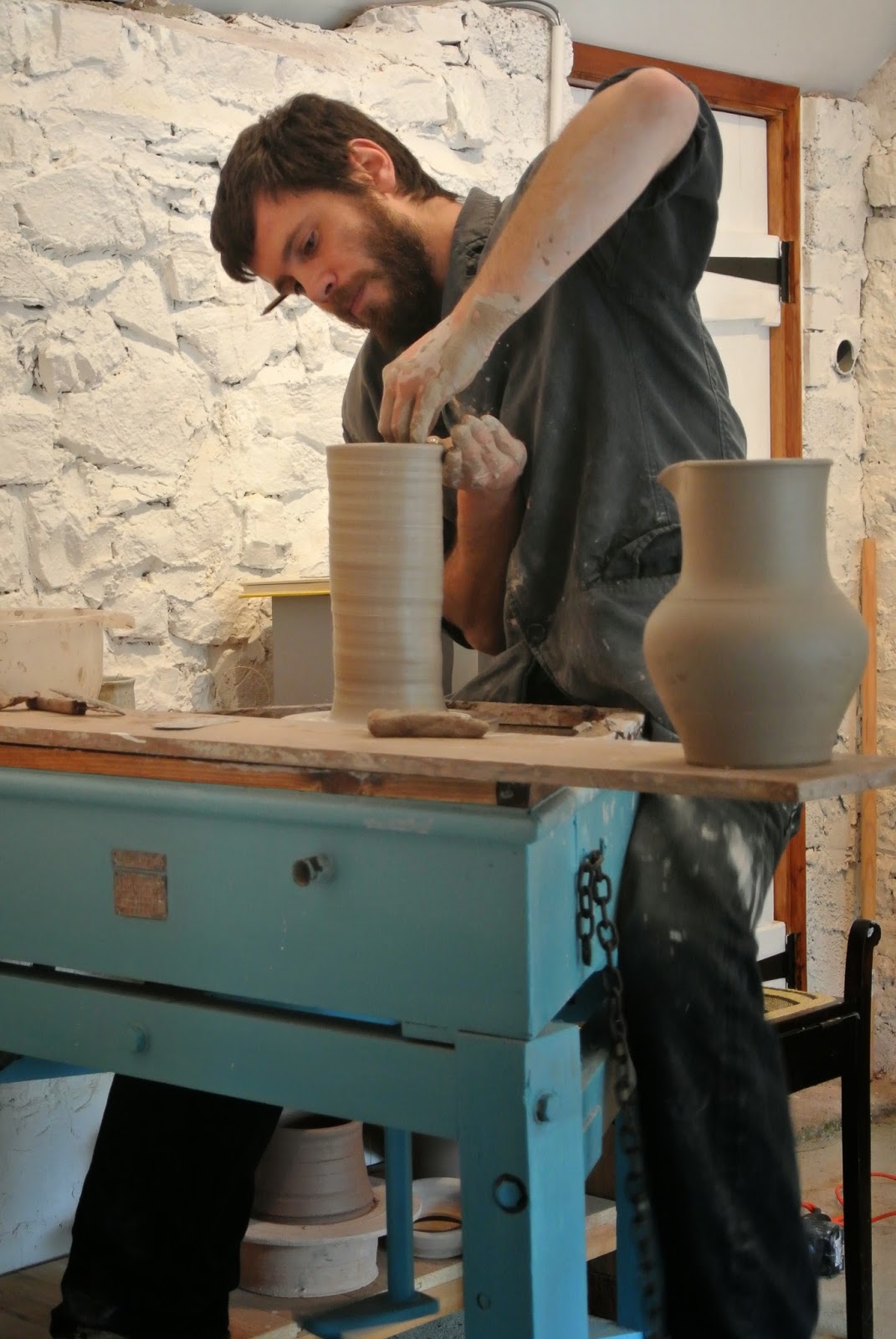 Jacob Bodilly Pottery: The cycle begins - Making pots