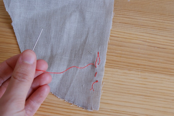 HOW TO: THE HAND SEW KNOT - Francine's Place Blog