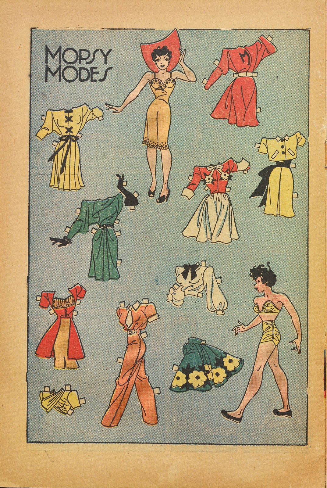 Saved From The Paper Drive: Mopsy Paper Dolls