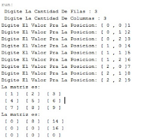 PROGRAMACION JAVA: MATRICES..