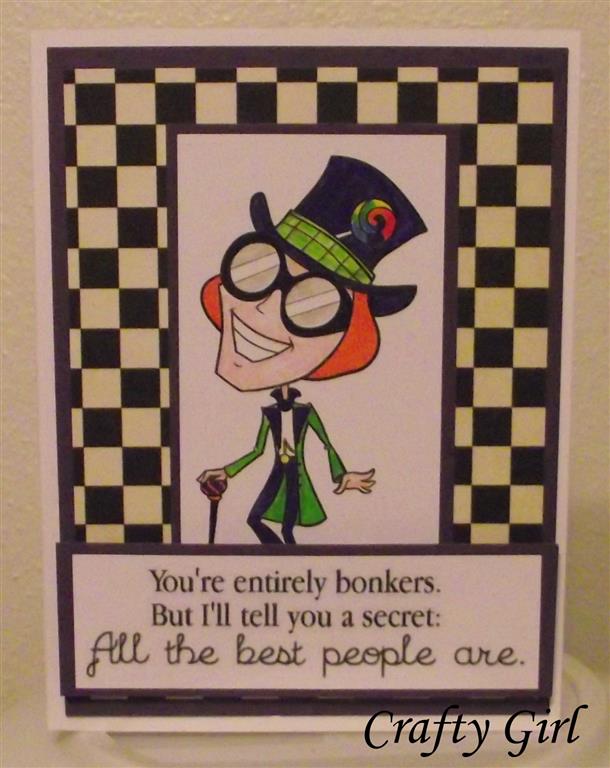 CraftyGirl Cards and Crafts: "Willy Wonka" - Card
