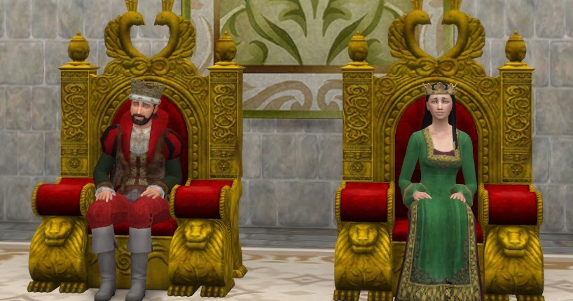 TSM to TS4: Medieval Throne | History Lover's Sims Blog