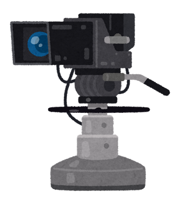 テレビカメラのイラスト | かわいいフリー素材集 いらすとや
